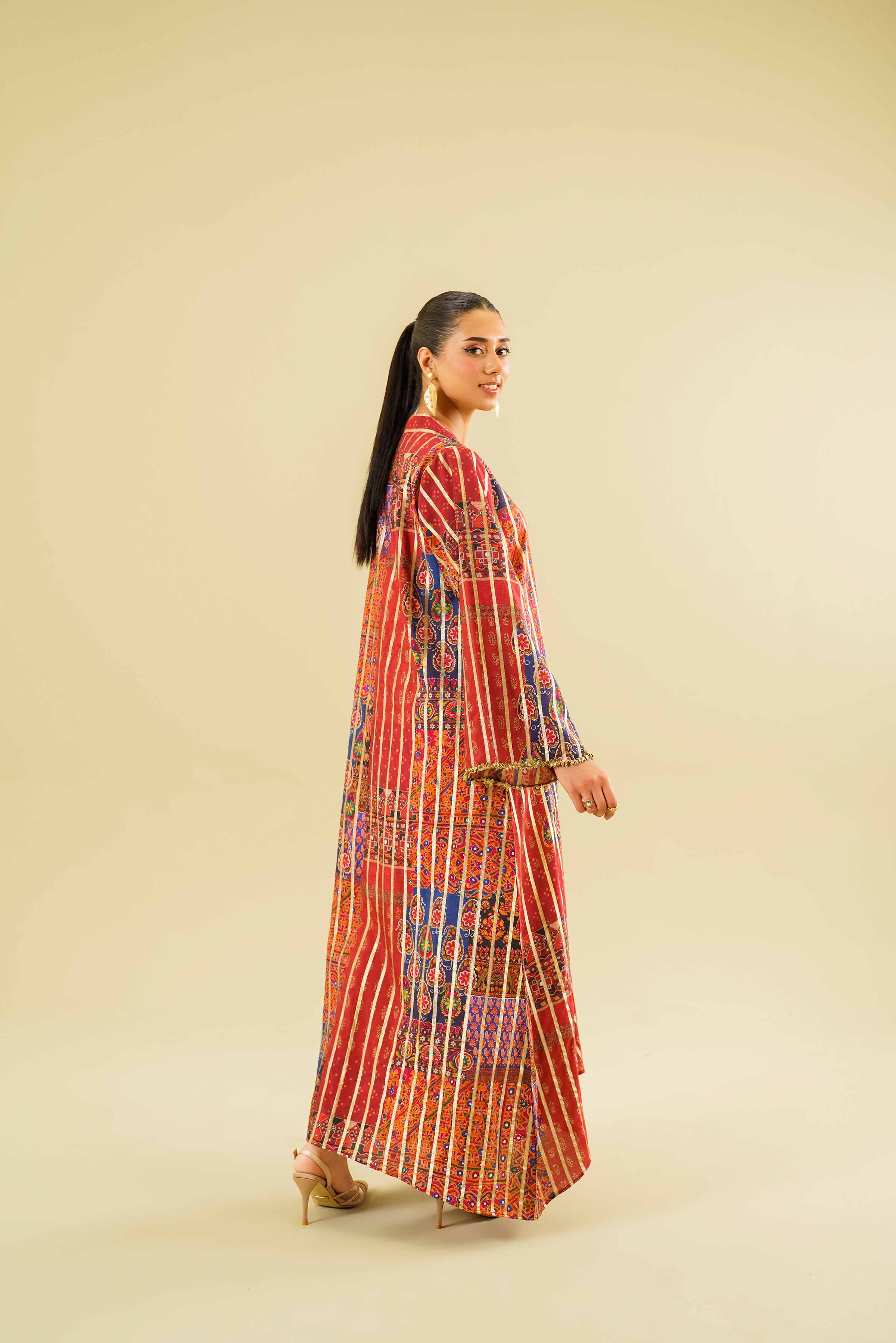 Printed Fustaan - FE24-64 – NISHAT UAE