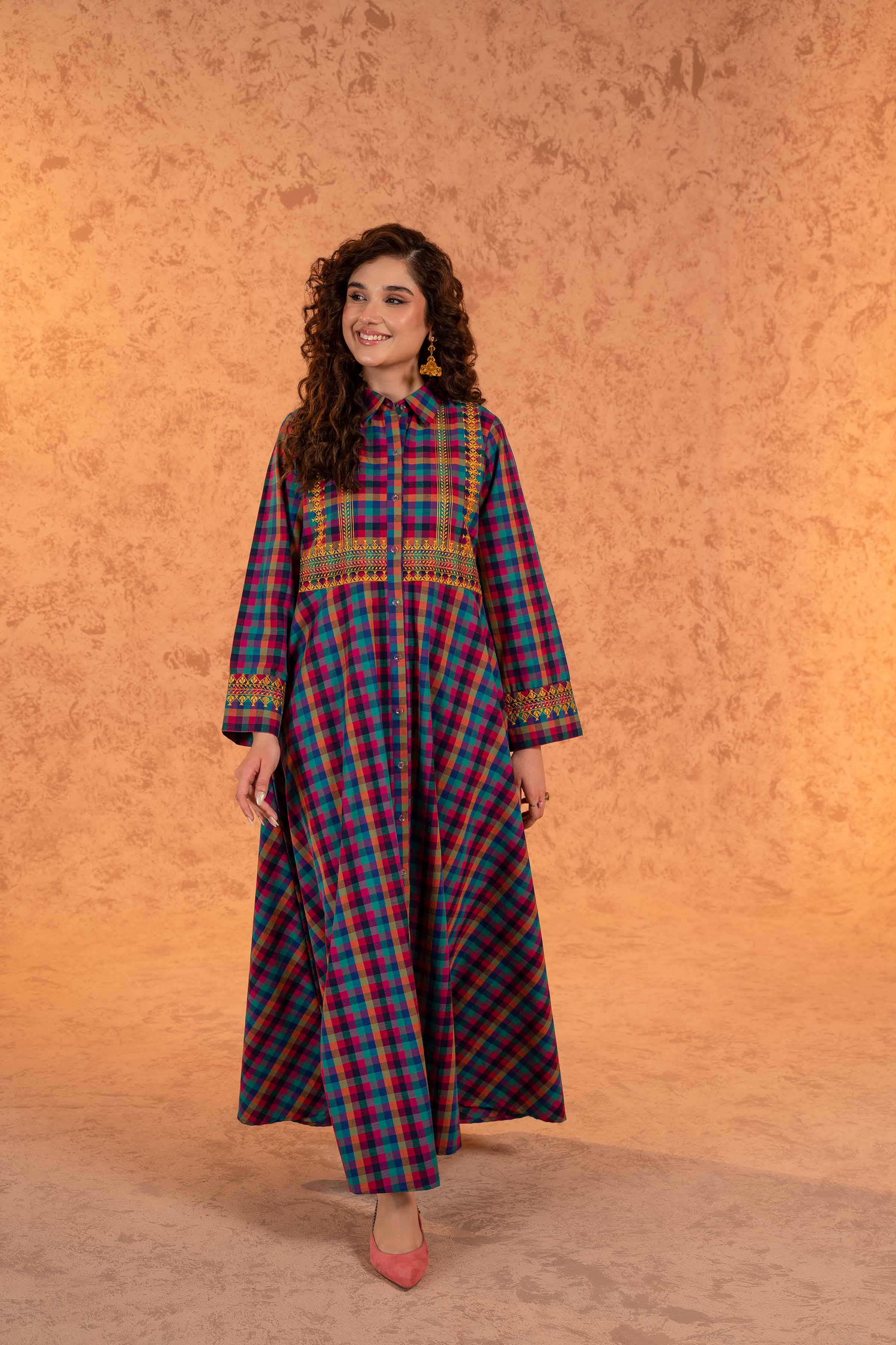 Embroidered Fustaan - FSW23-30 – NISHAT UAE