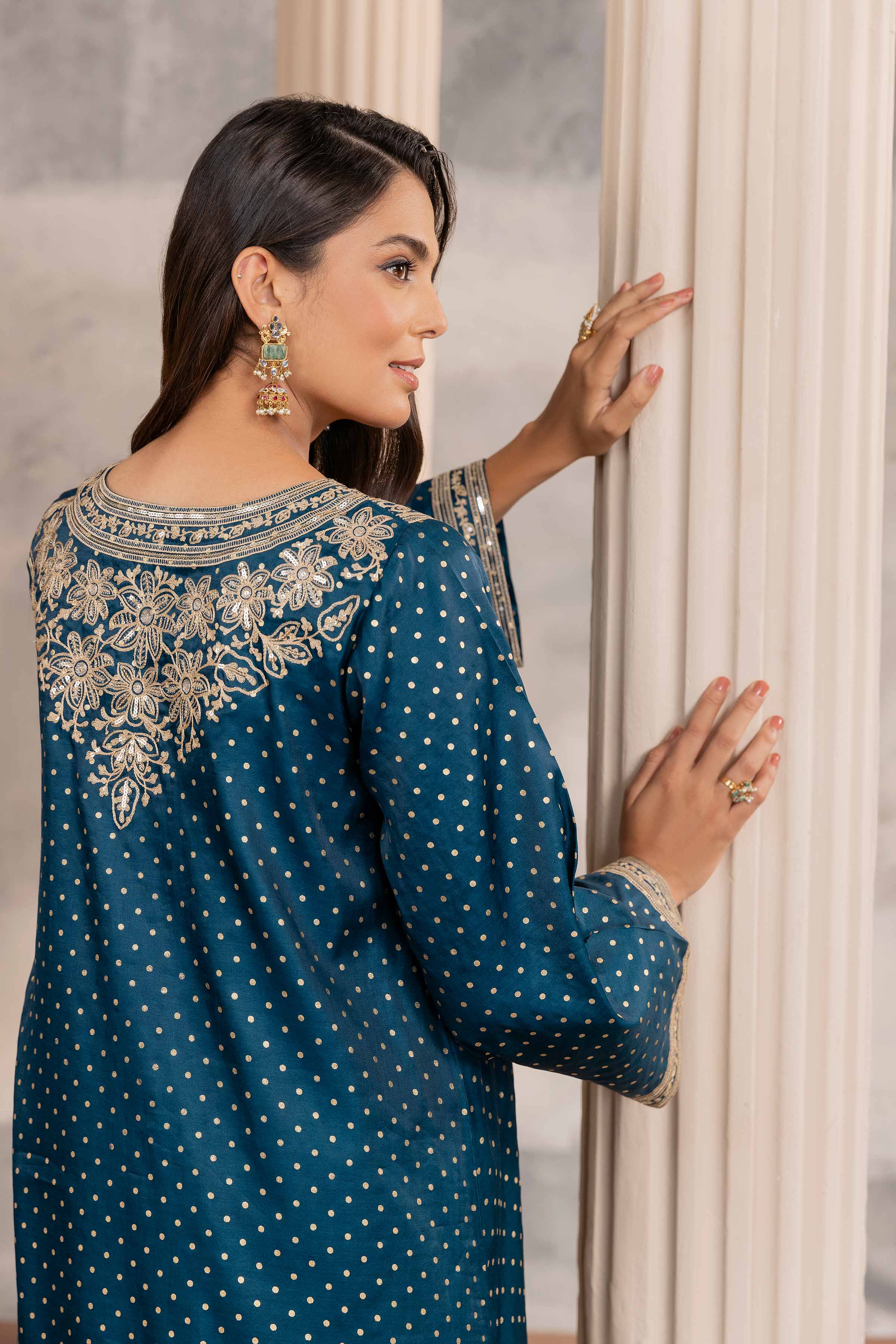 Embroidered Fustaan - FW23-04 – NISHAT UAE