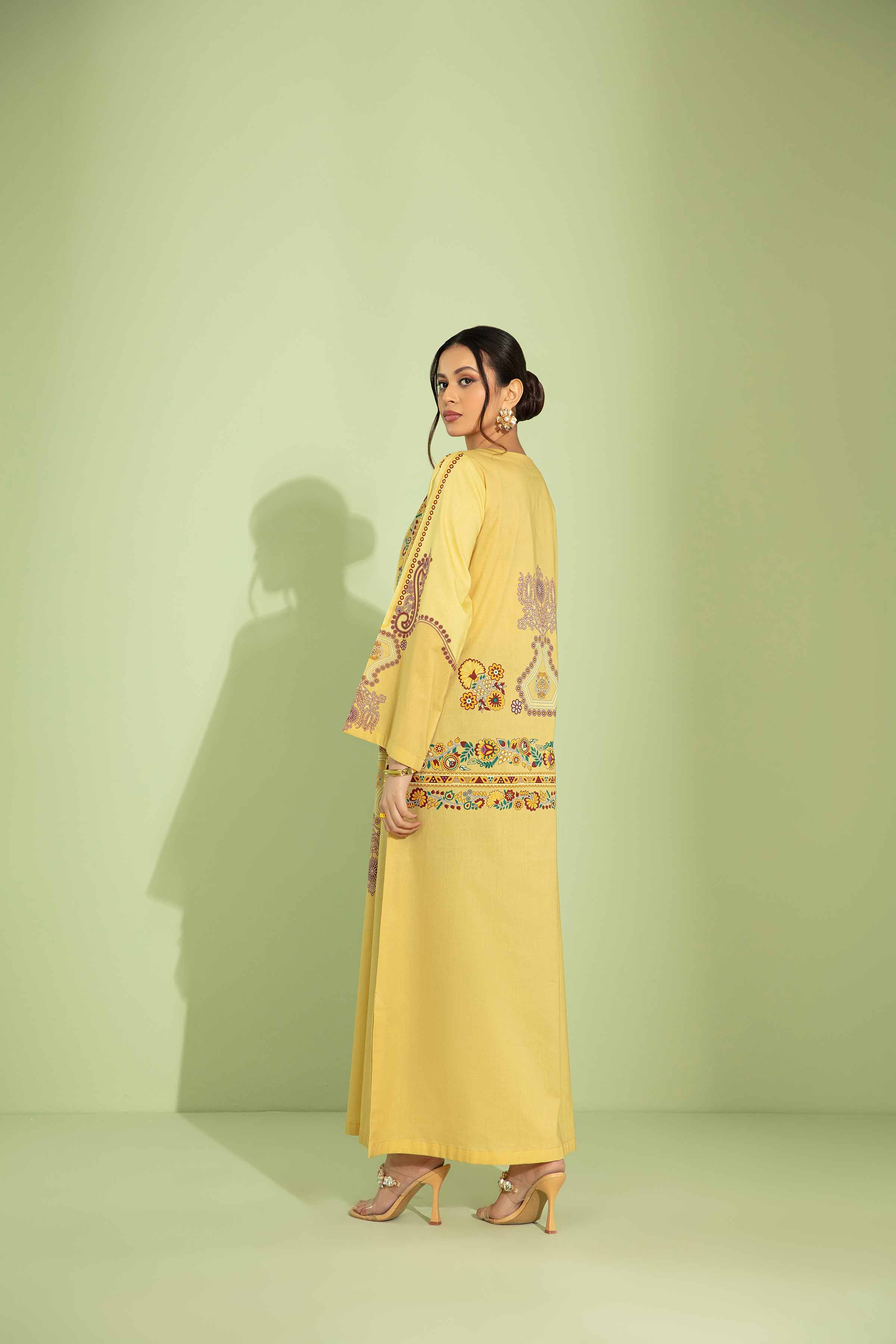 Printed Fustaan - DE23-46 – NISHAT UAE