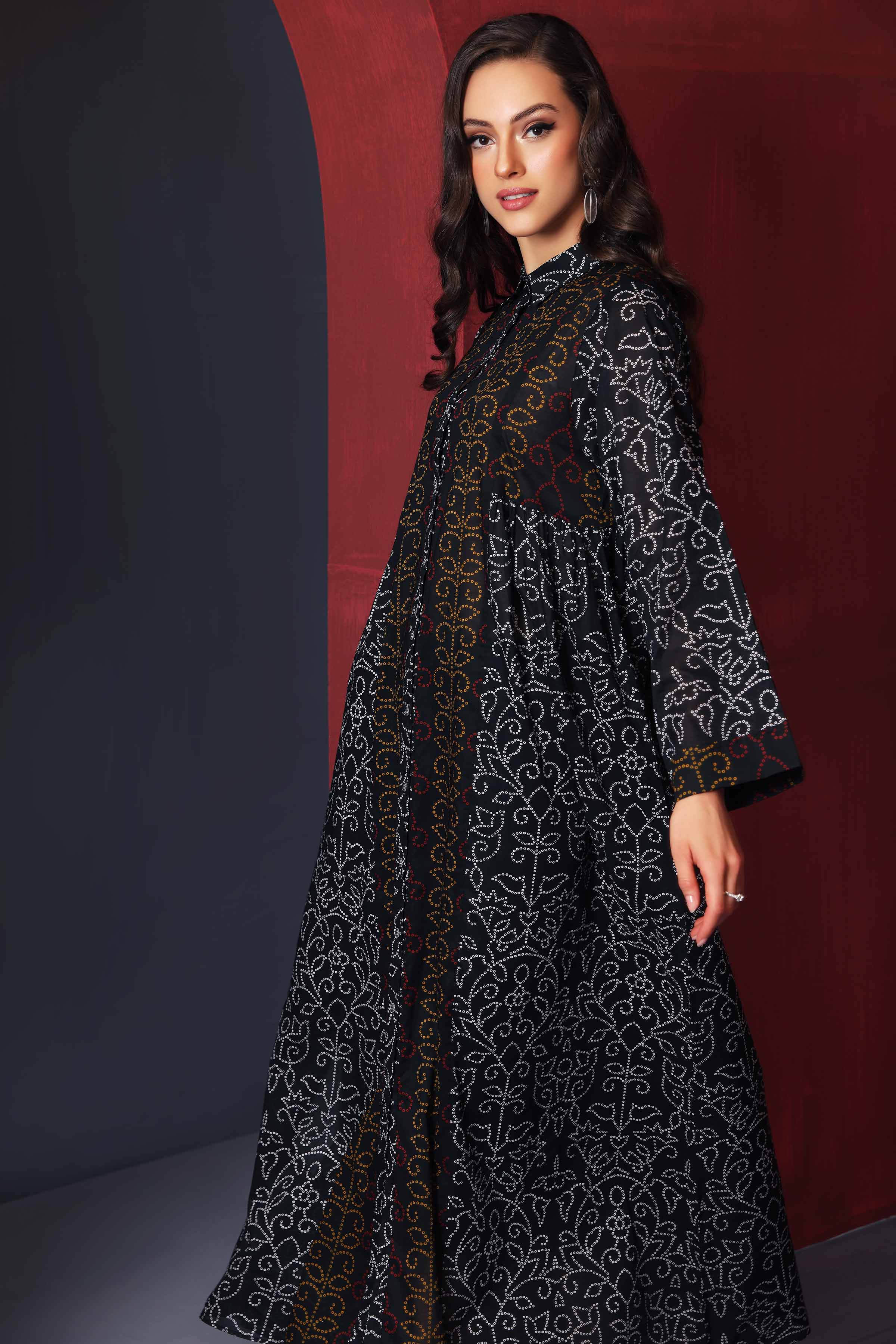 Printed Fustaan-DS23-09 – NISHAT UAE