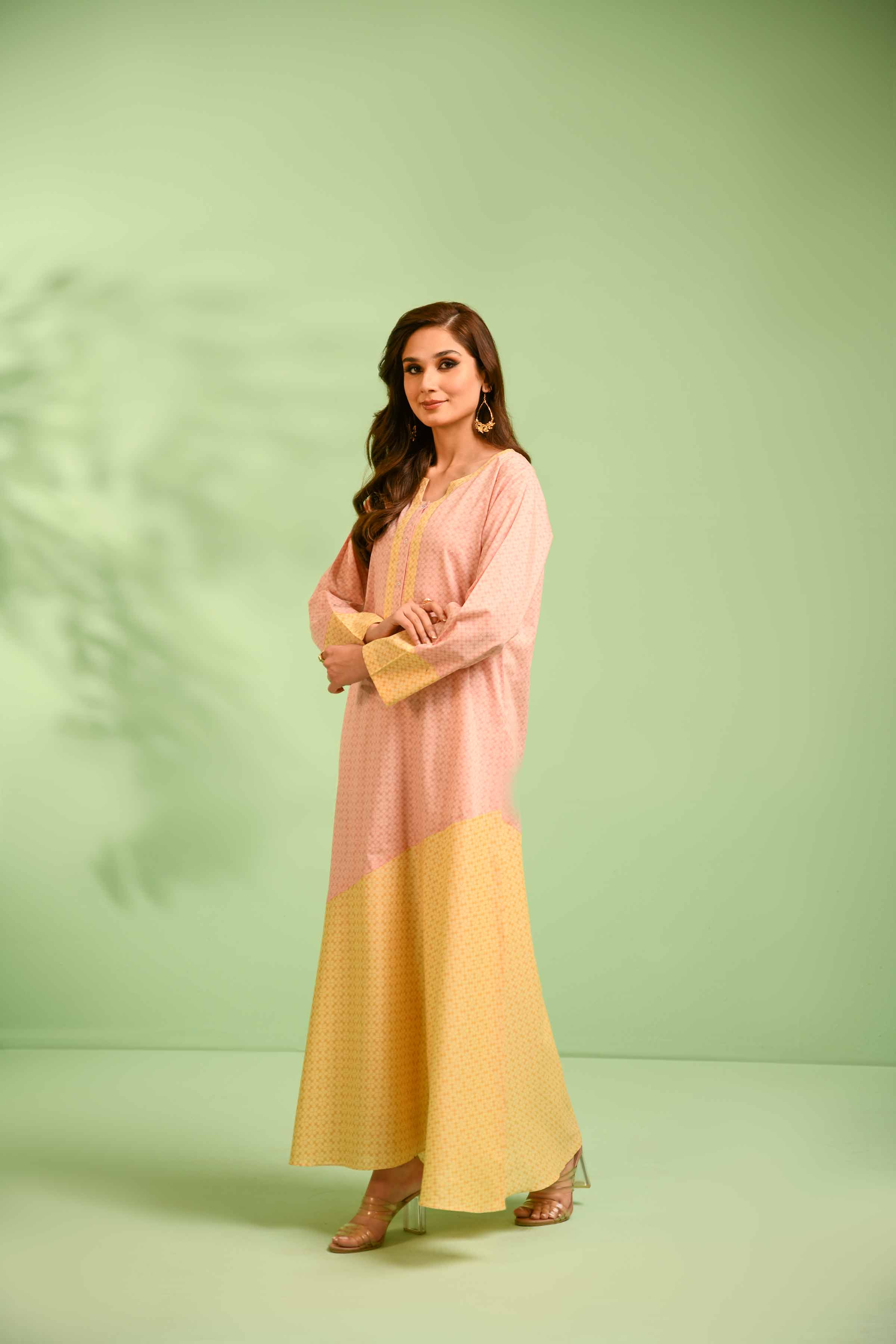 Printed Fustaan - DS23-11 – NISHAT UAE