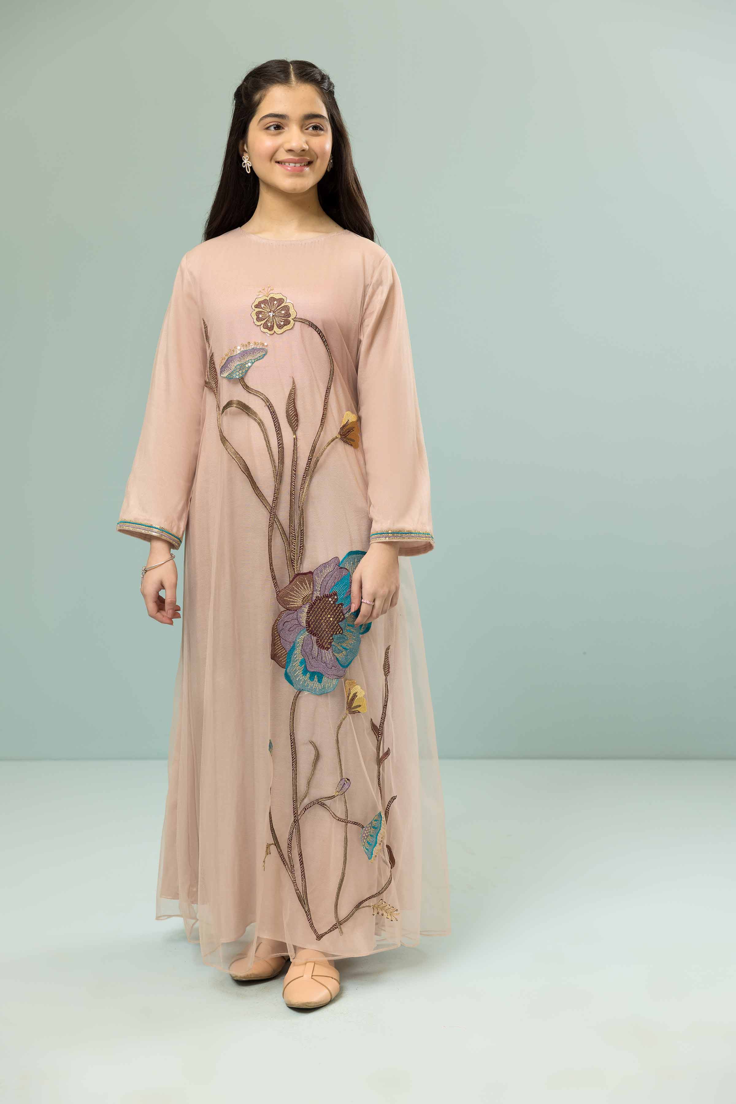 Embroidered Fustaan - DS23-52 – NISHAT UAE