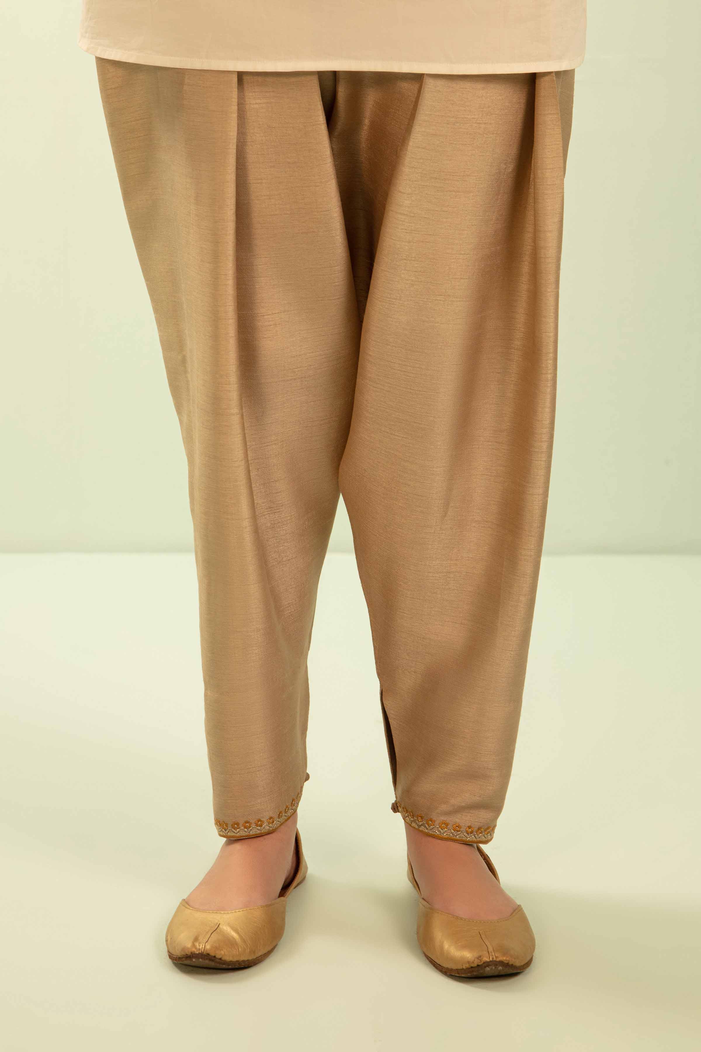 Basic Formal Ladies Trousers-Shalwar-Lowers-Pants Stitched Nishat ...